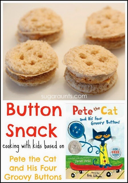 Button snack for Pete the Cat and His Four Groovy Buttons - The OT Toolbox