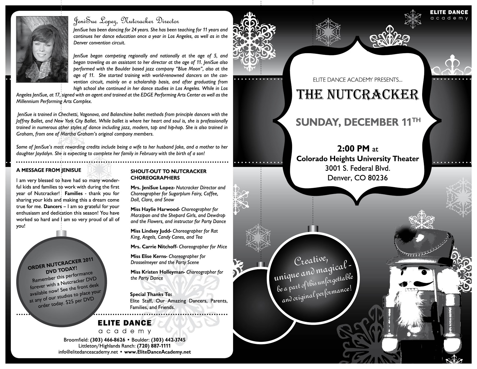 Leslie Designs Stuff: Nutcracker Program