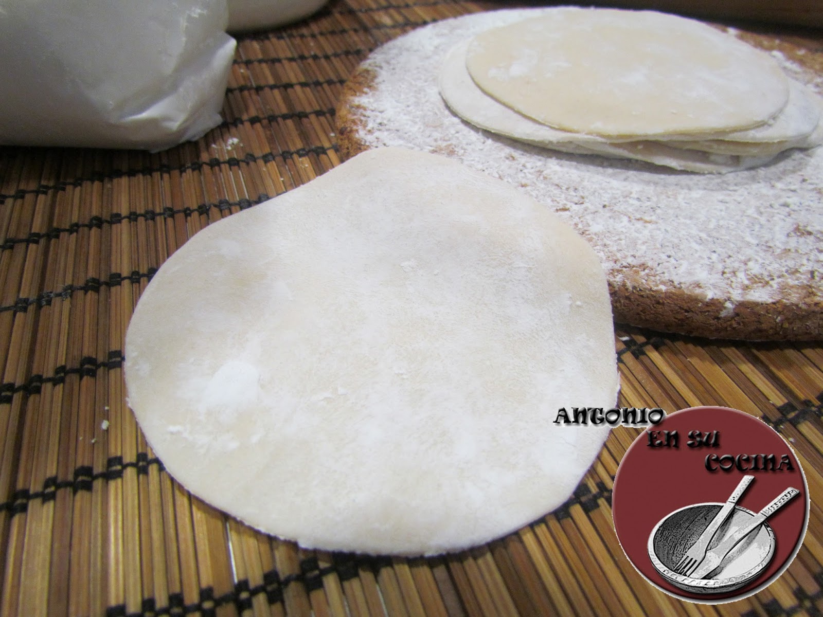 Antonio En Su Cocina: OBLEAS PARA EMPANADILLAS CHINAS, GYOZAS Y DUMPLINGS