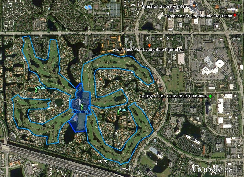 The Florida Golf Course Seeker: Jacaranda Golf Club - West Course