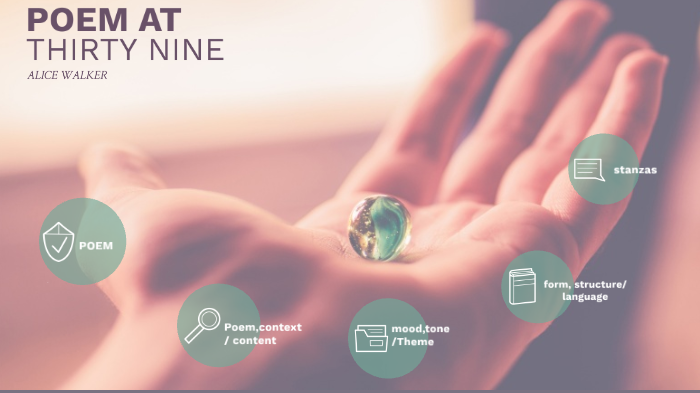 Poem at Thirty – Nine – Alice Walker