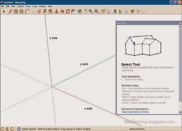 LESSON 2 7 Understanding SketchUp Axes 888 Sketchup LESSON 2 7 Understanding SketchUp Axes 888 Sketchup