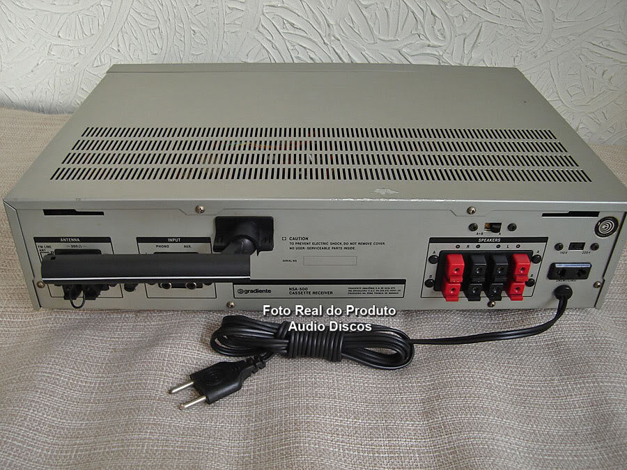 Som e Cia.: Gradiente Deck Receiver NSA 500