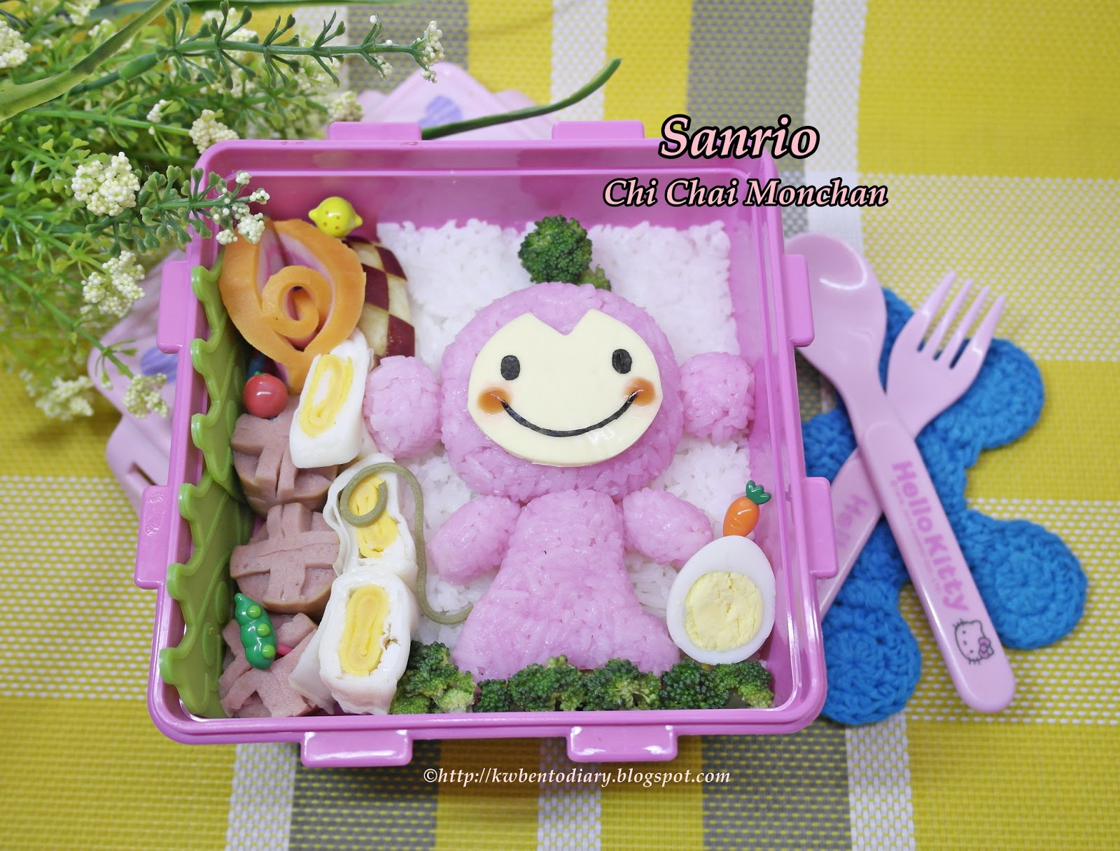 Karenwee's Bento Diary: Bento#May23~Sanrio Chi Chai Monchan
