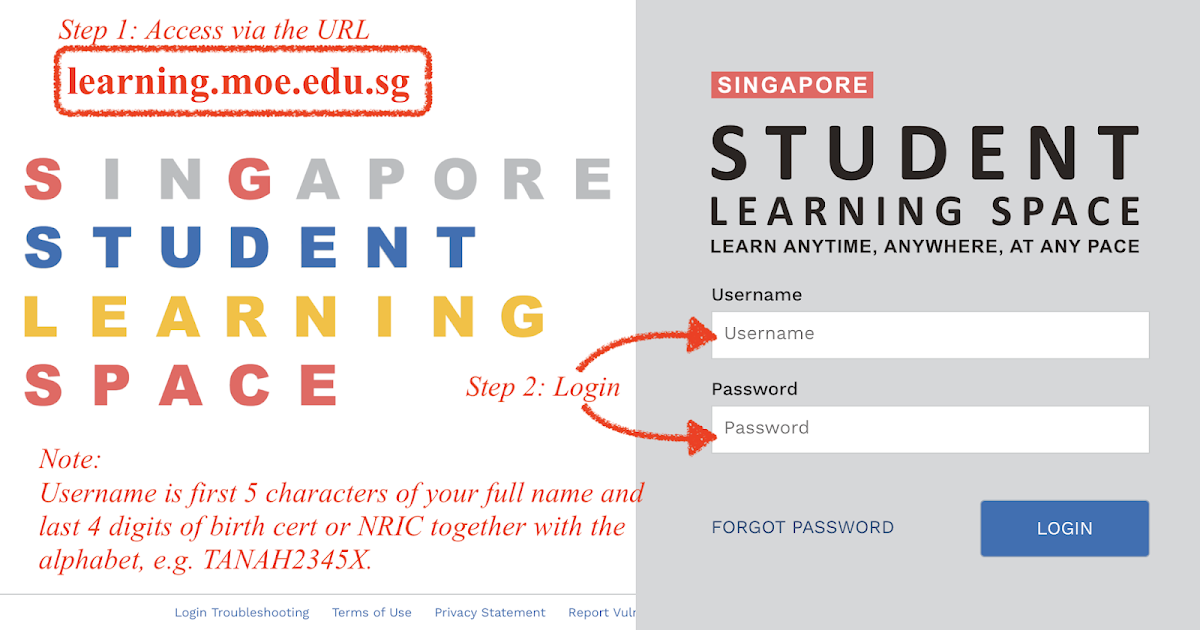 SST Students Blog : [S2, S3, S4] Access to SLS - Password