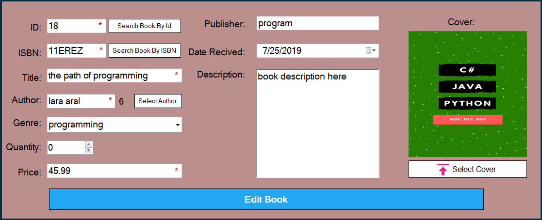 C# Library Management System Source Code - C#, JAVA,PHP, Programming ...