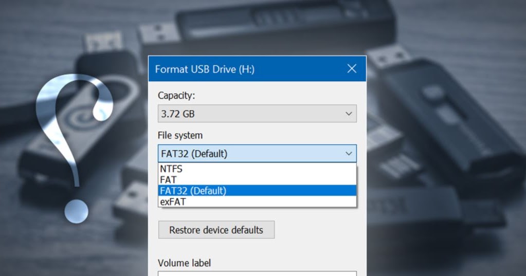 كيفية إختيار أفضل نظام ملفات - File System للفلاش ميموري USB عند الفورمات