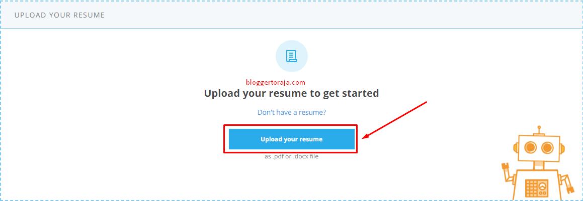 Cara Cek Skor CV Ats Friendly Online - Blogger Toraja