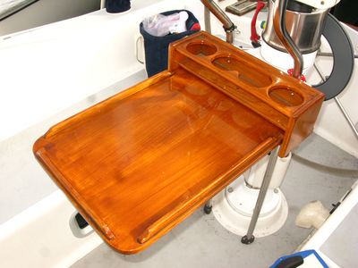 Boat Projects: Homemade Teak Cockpit Table