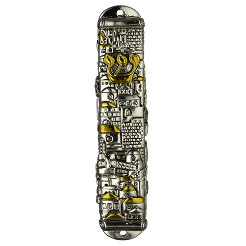 Judaica Menoráh: Mezuzá