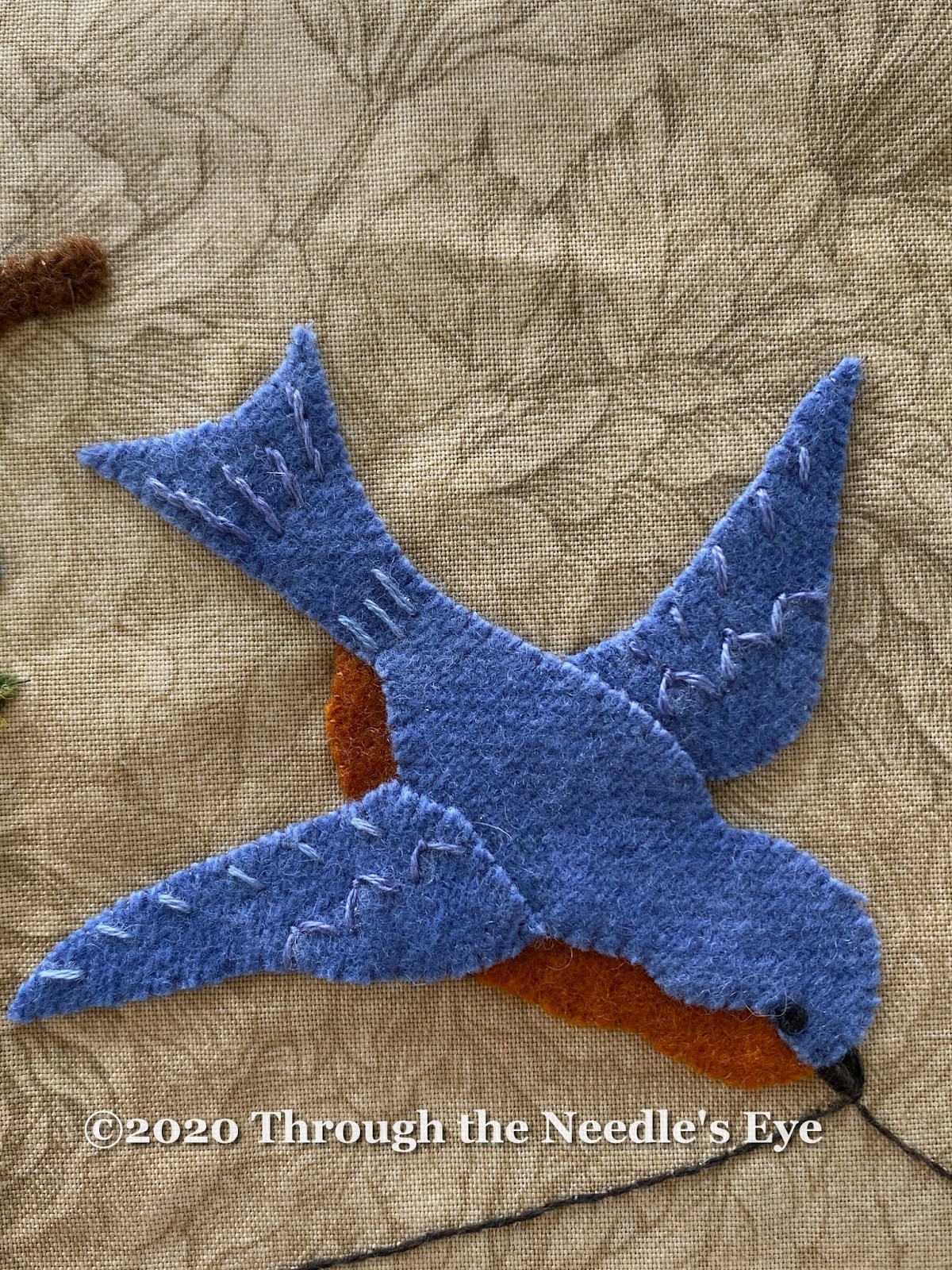 Telling Stories Through the Needle's Eye: Updated: Hopeful Bluebird ...