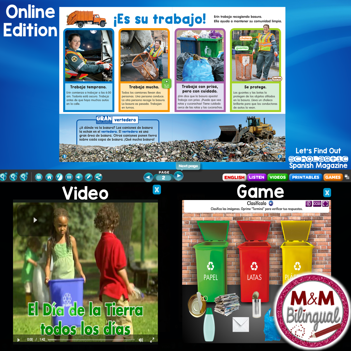 M&M Bilingual: Scholastic - Let's Find Out Review