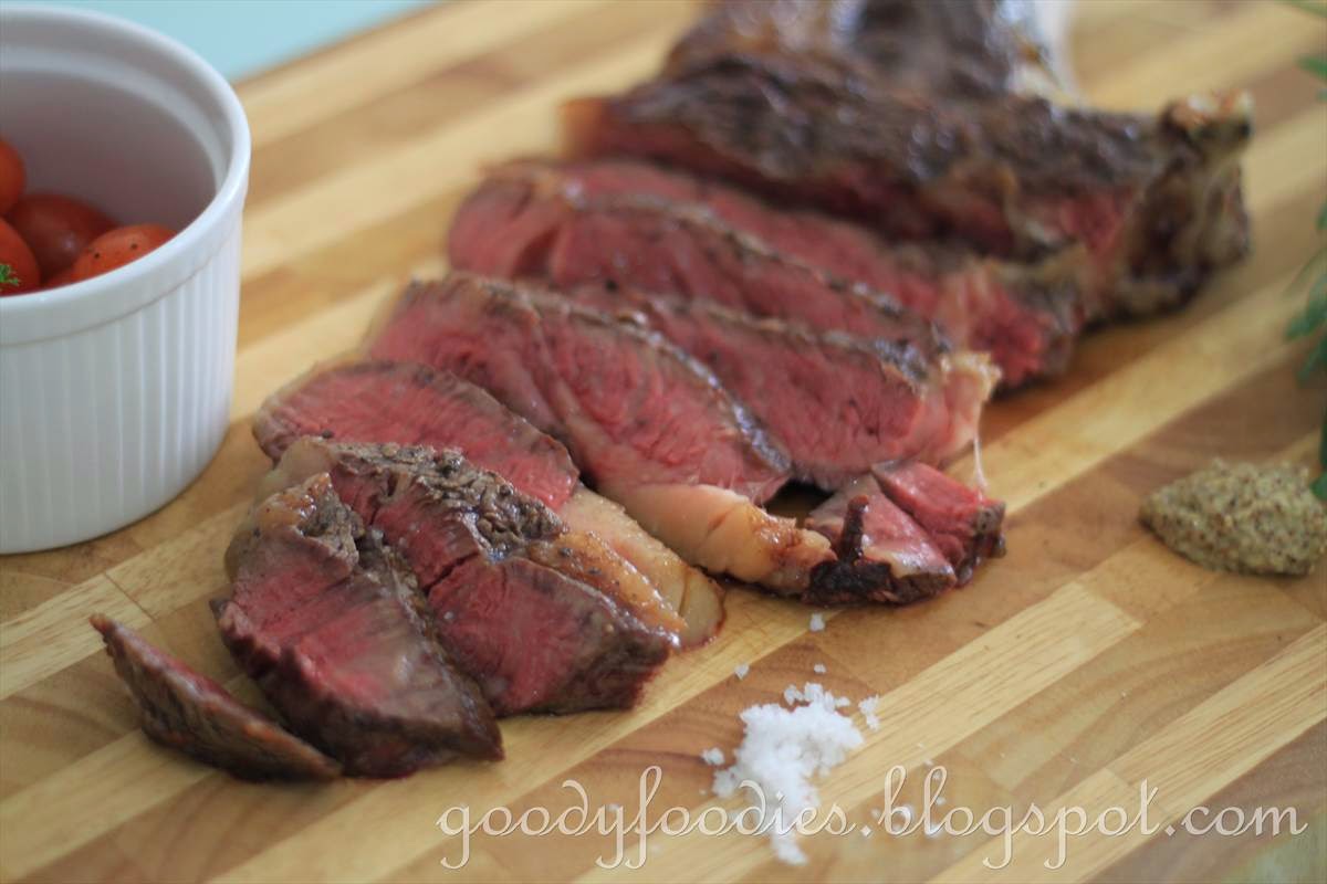 GoodyFoodies: How to Cook The Perfect Bone-In Rib Eye Steak (OP Rib ...