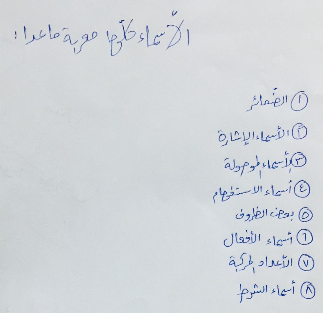 Isim yang Mabniy & Contohnya - Pelajaran 1 Durusul Lughah 3