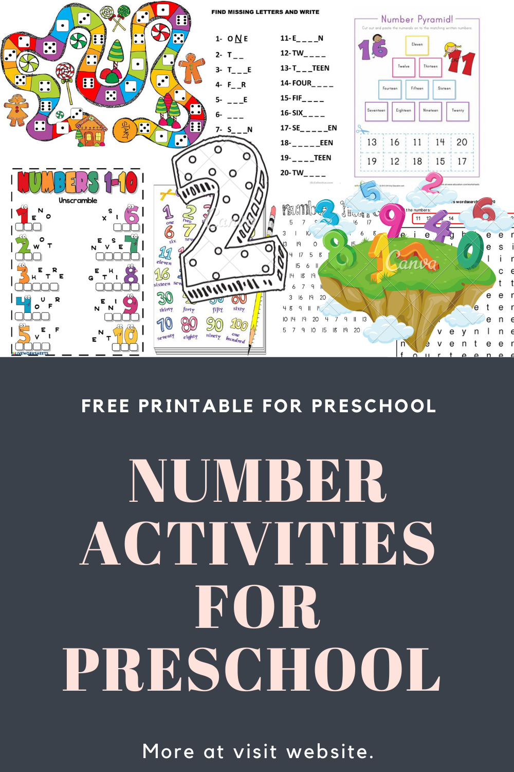 Number 3 Activities for Preschool Free Printables