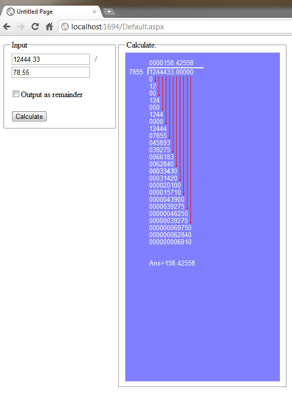Ronan S Programming Blog LongDivision App Update Ronan S Programming Blog LongDivision App Update