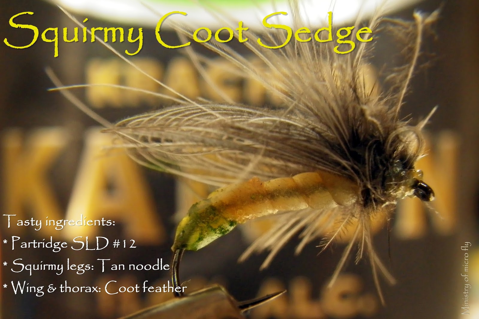 Ministry of micro fly: Squirmy Sedge & Squirmy Klinkhammer