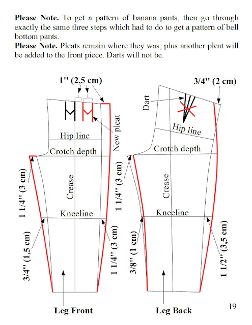 Rasa's advices how best to sew: Bell bottom pants pattern, tapered ...