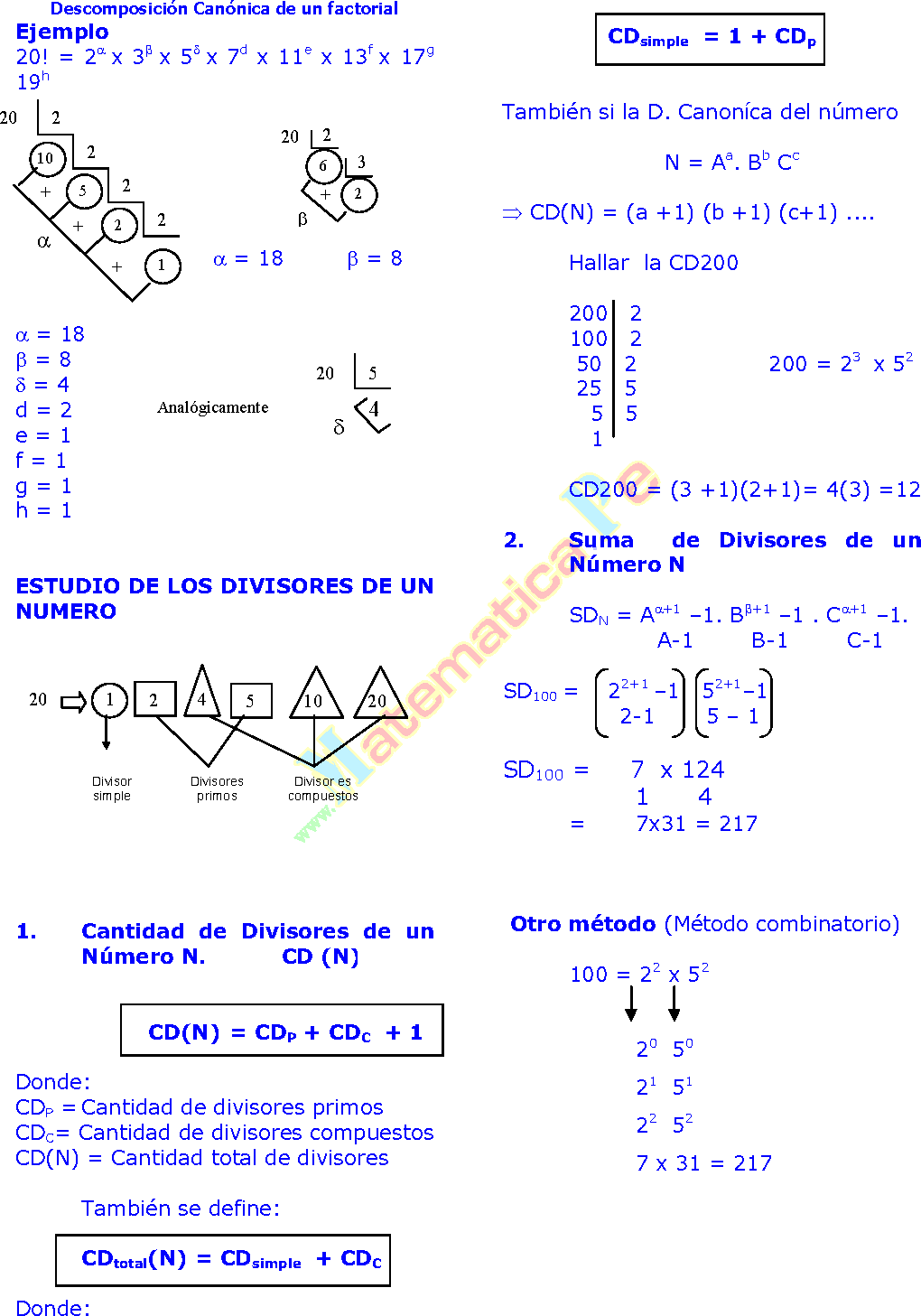 NÚMEROS PRIMOS EJERCICIOS RESUELTOS DE ARITMÉTICA PREUNIVERSITARIA EN PDF