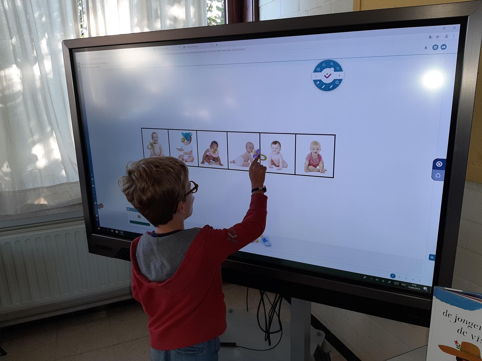 juf Lies en juf Jolien: Reken maar! op het digibord