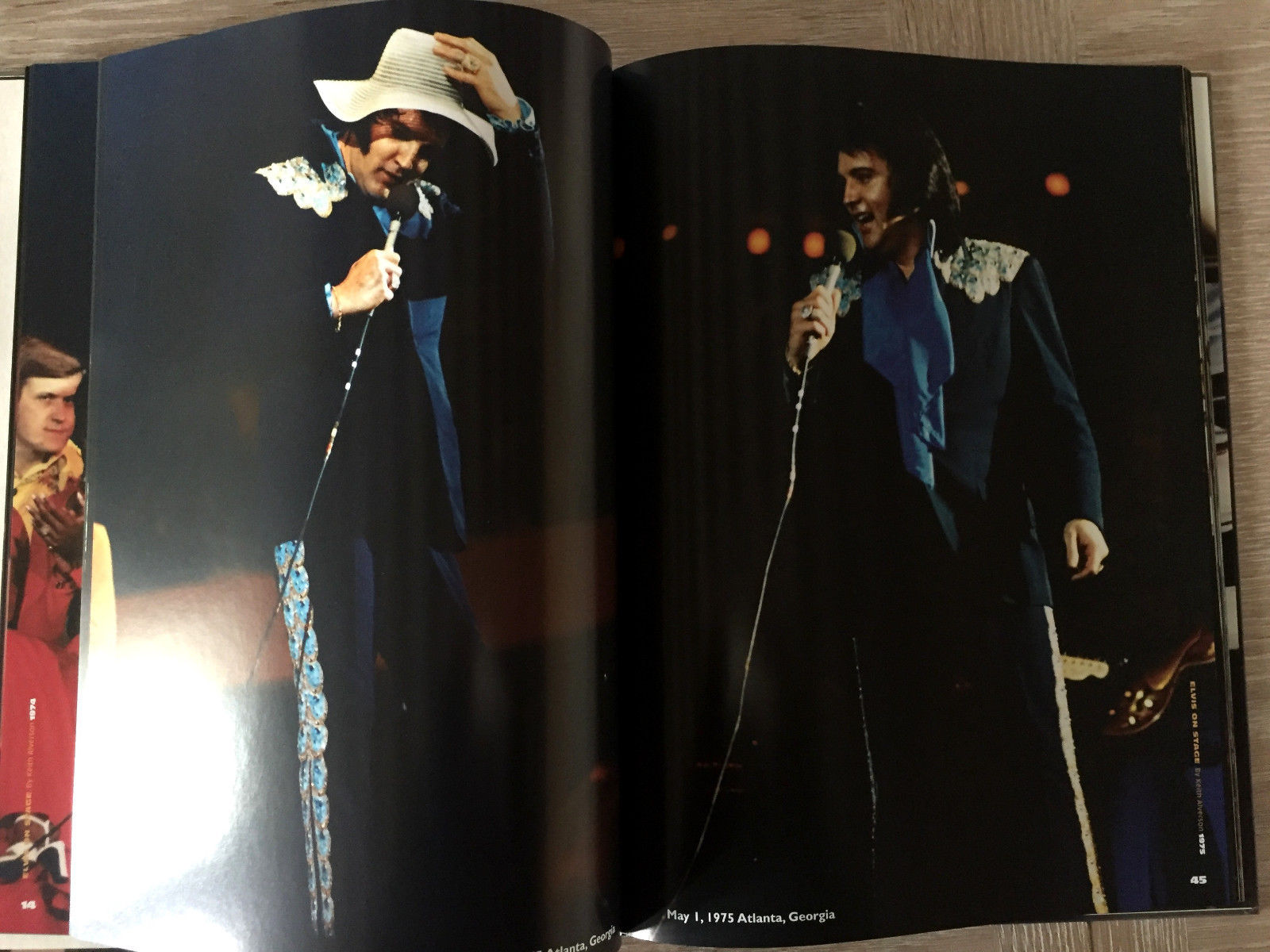 Elvis Presley . . . : Jumpsuit - Navy Blue Two Piece Blue Armadillo