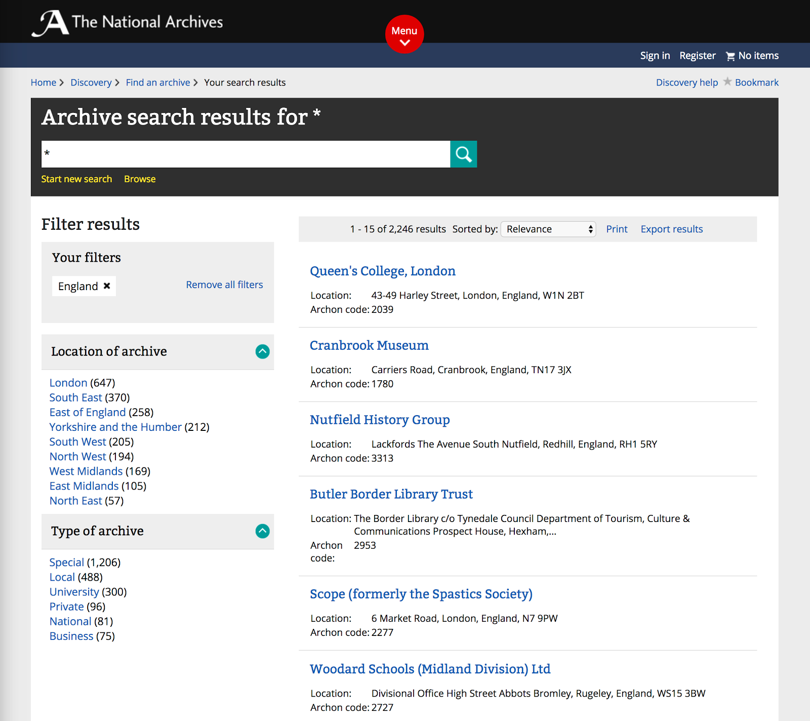 Genealogy's Star: Connect with Archives