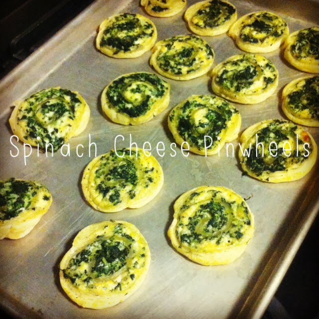 eat. live. splurge.: Spinach Cheese Pinwheels