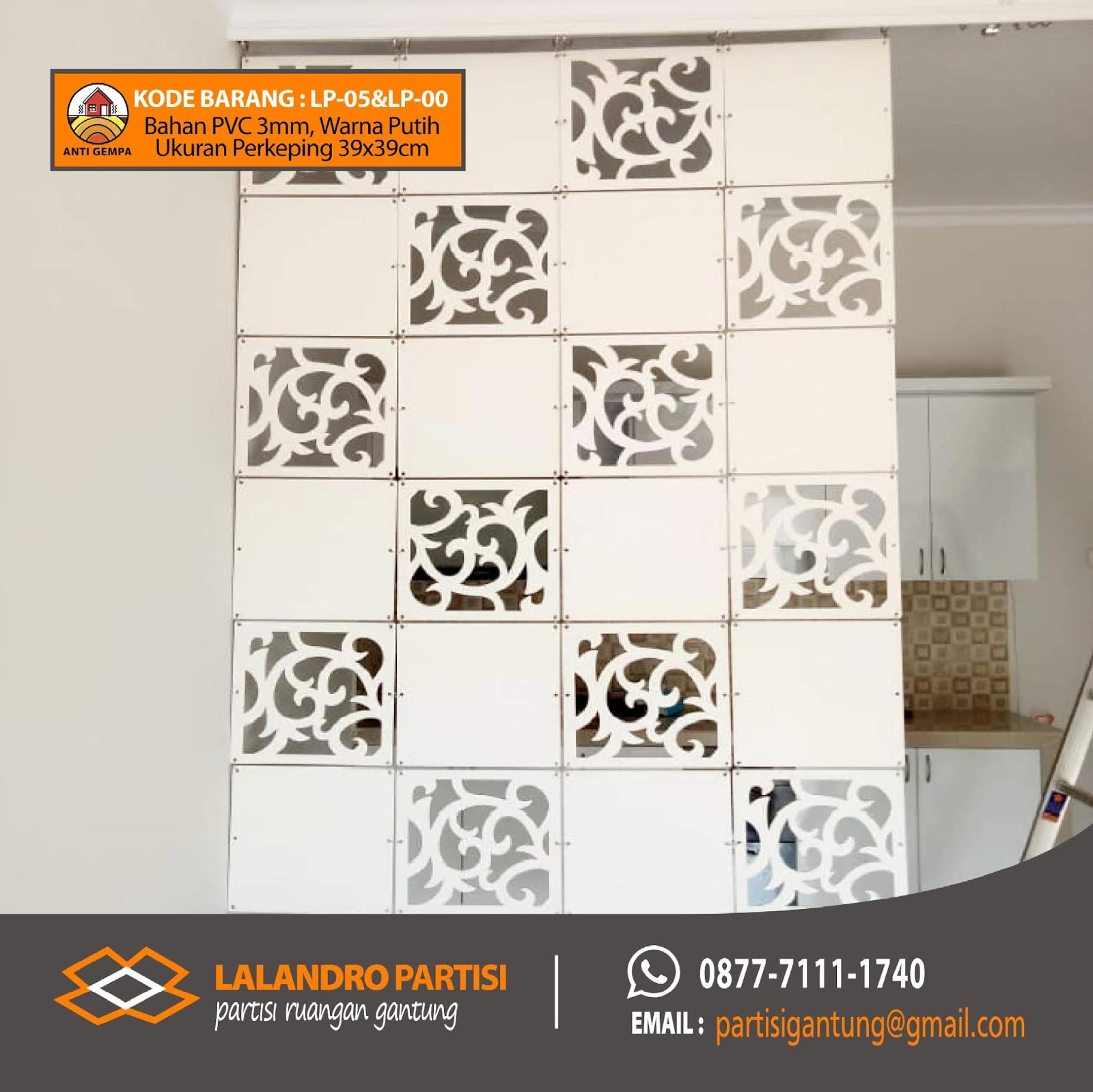 Partisi Ruangan Gantung PVC Murah Jakarta Hanging Partition Whatsapp ...
