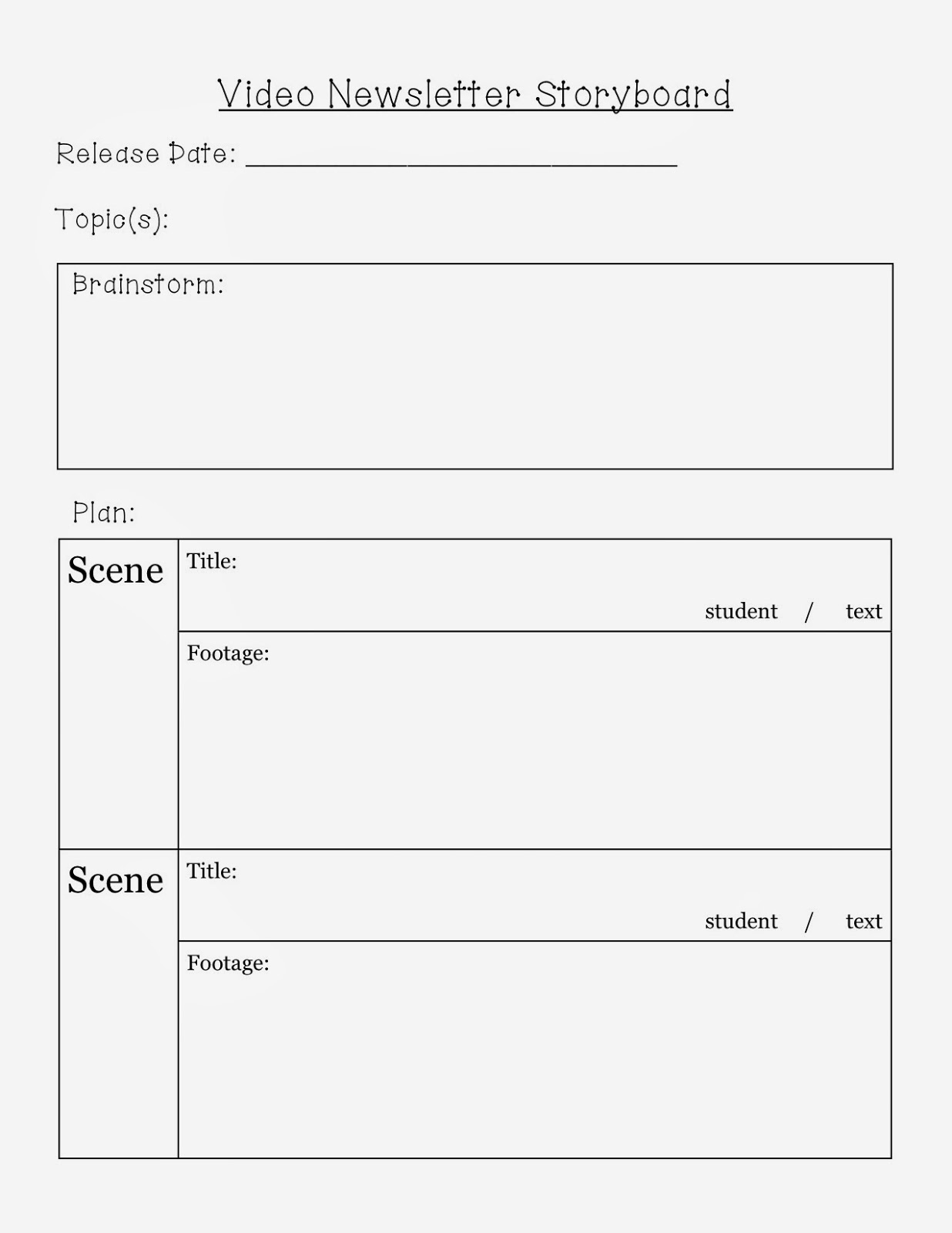Two Teachers on A Limb: How To: Make a Video Newsletter