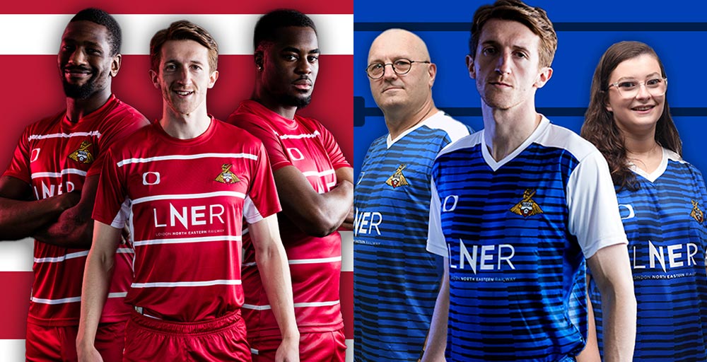 Doncaster Rovers 21-22 Home & Away Kits Released - Footy Headlines