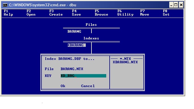 Share Koding Program: Cara membuat Database pada Clipper