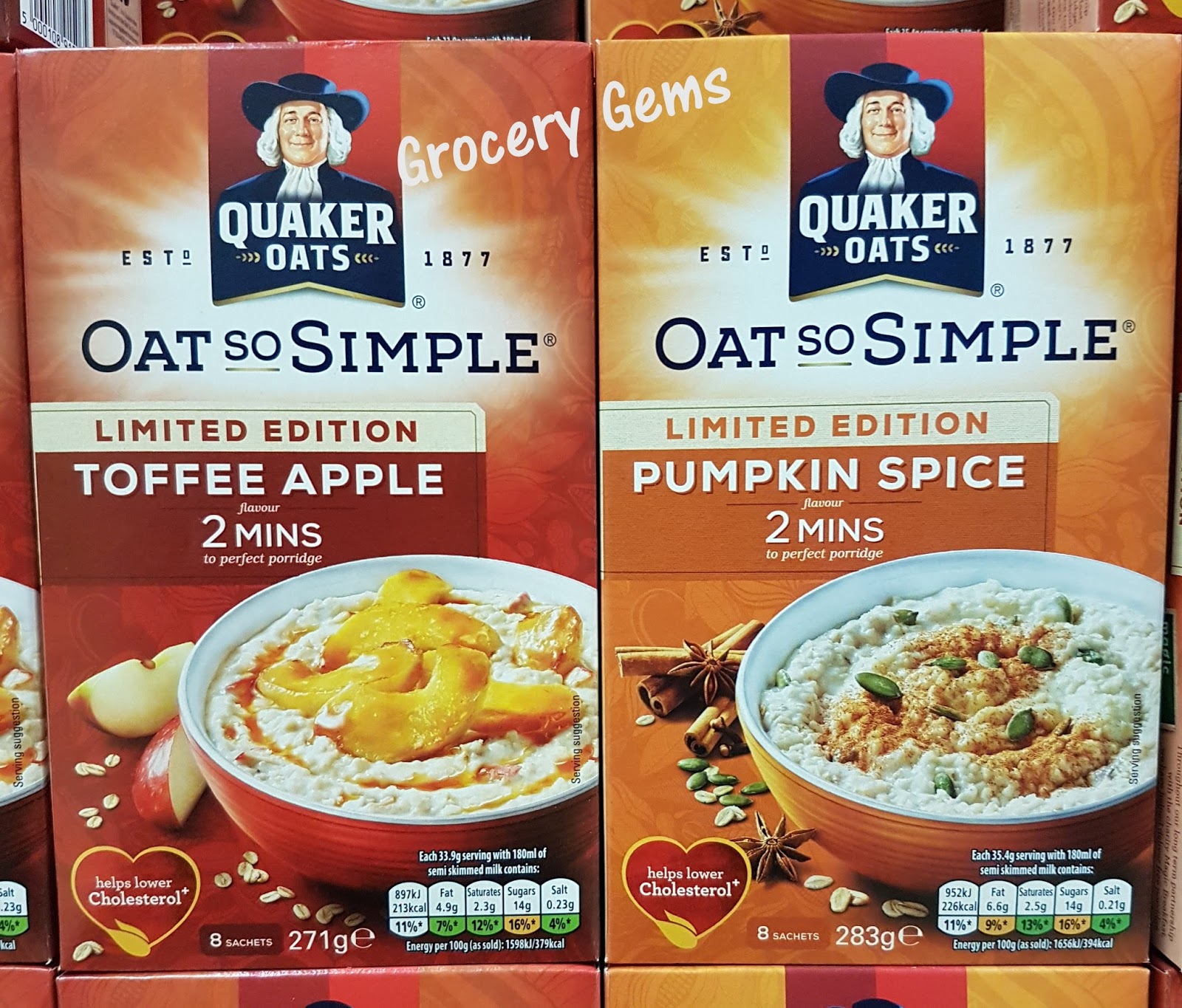 Grocery Gems: Review: New Quaker Oats Pumpkin Spice (UK)