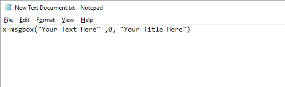 Run Simple Vbscript Code Using Command Prompt Cmd In Windows 10