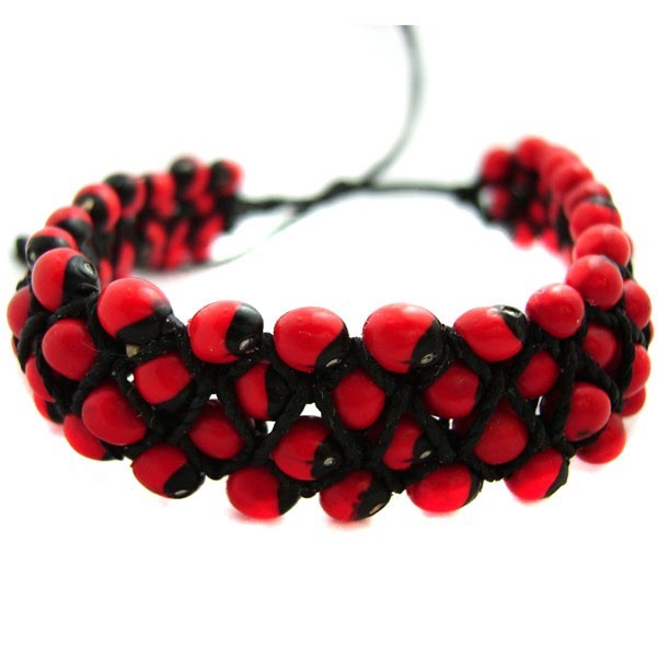 Artesanía y Bisutería Peruana: Pulsera de Huayruro (3)