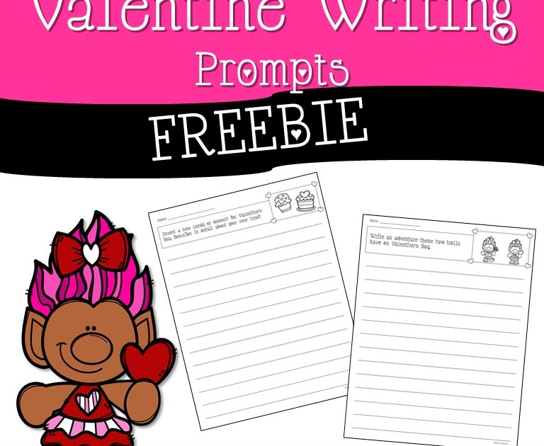 Free Valentine Writing Prompts | Teacher's Take-Out