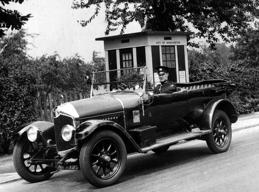 Just A Car Guy: the season one Dr Who in front of the Tardis