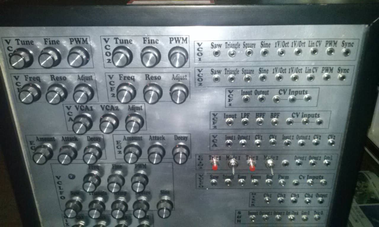 MATRIXSYNTH: Hard Mod Electronics Hard Mod Duo Portable Modular 2010 Black