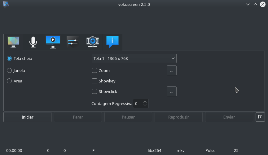 Screencast com Vokoscreen-ng nas distribuições Linux debian e derivados
