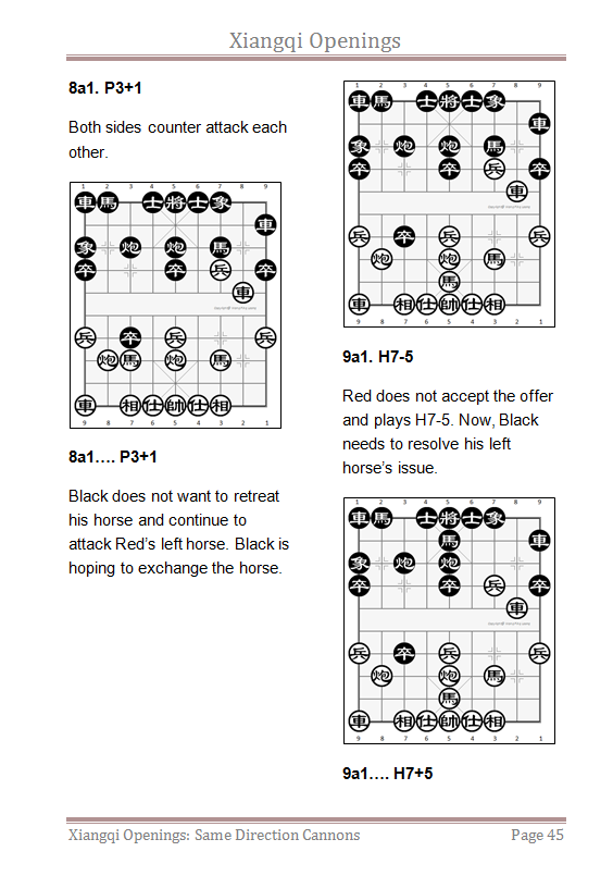 Xiangqi Elephant Game: New Xiangqi Book: The basic of Same Direction ...