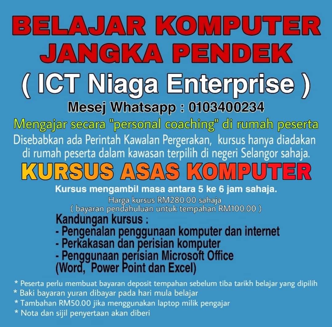 Kelas Belajar Komputer Dan ICT
