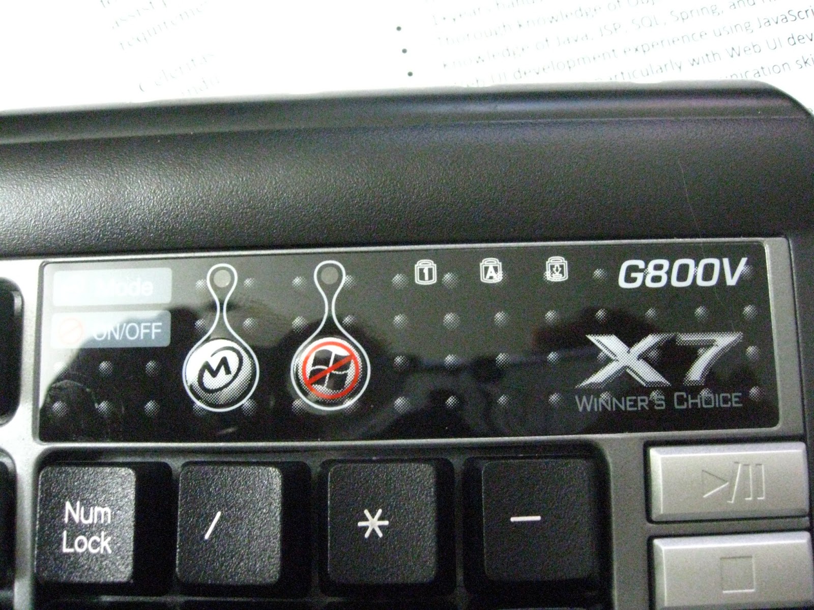 The Gaming Life Product Review 1 A4tech G800v Keyboard