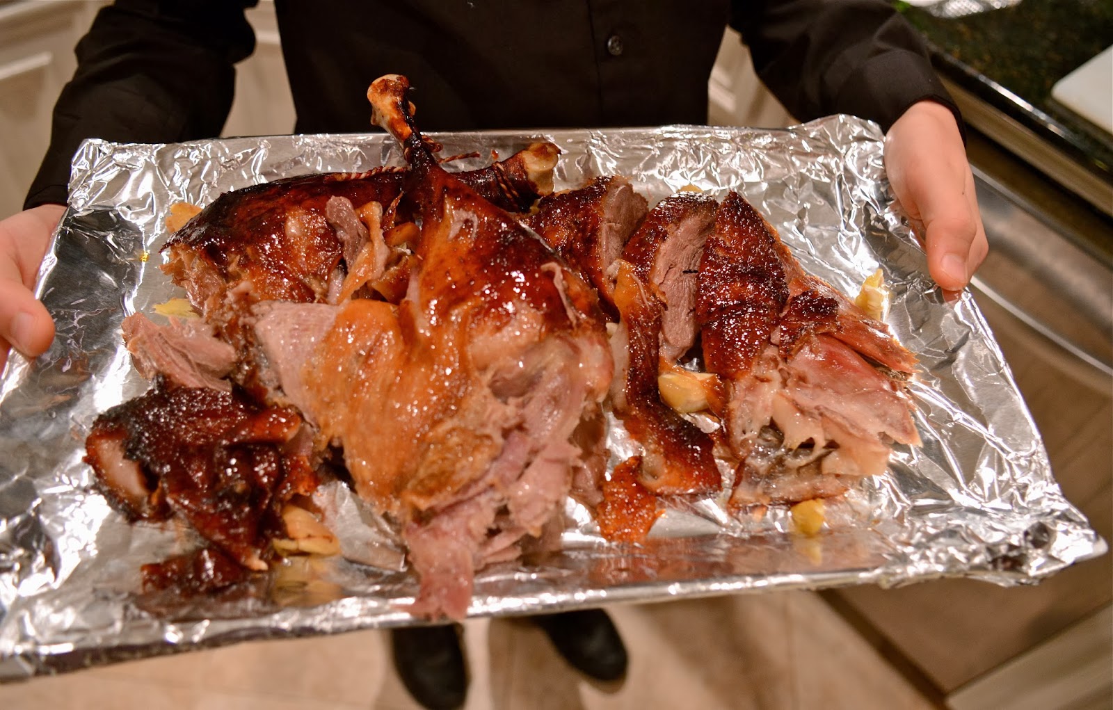 The Food Lane Kitchen: Slow Roasted Date & Port Glazed Goose