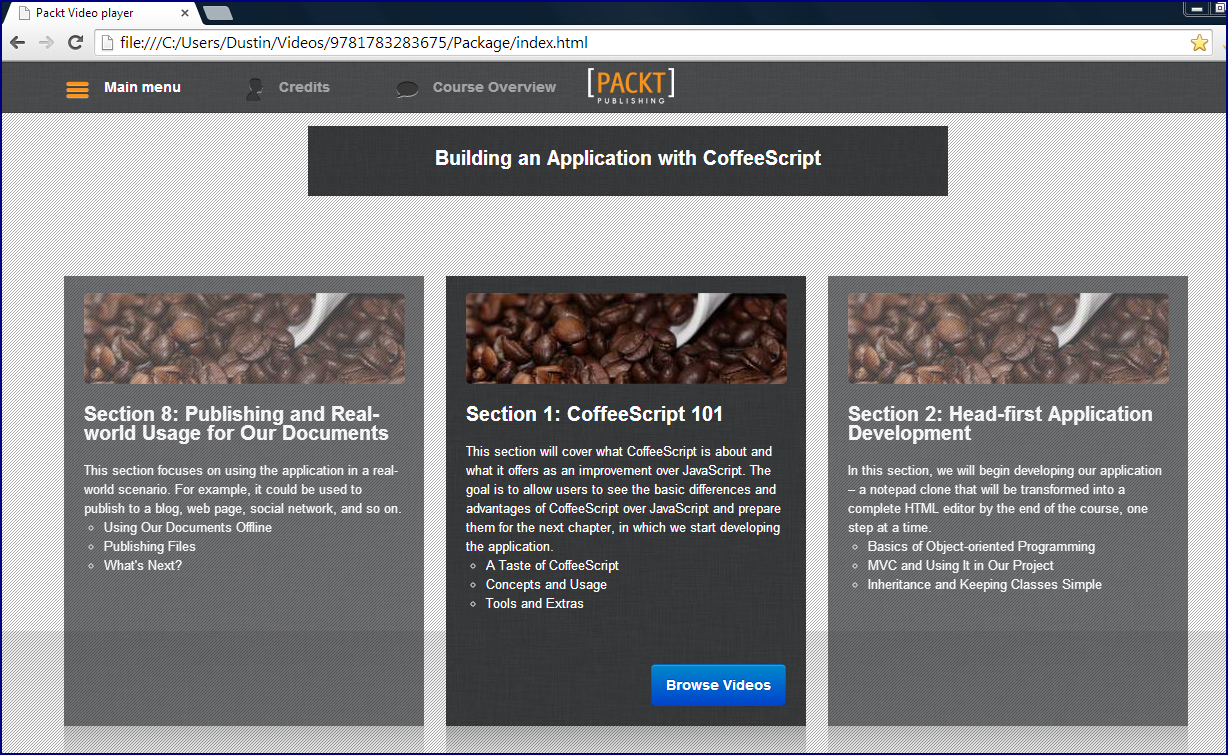 soft window update: Video Review: Building an Application with CoffeeScript
