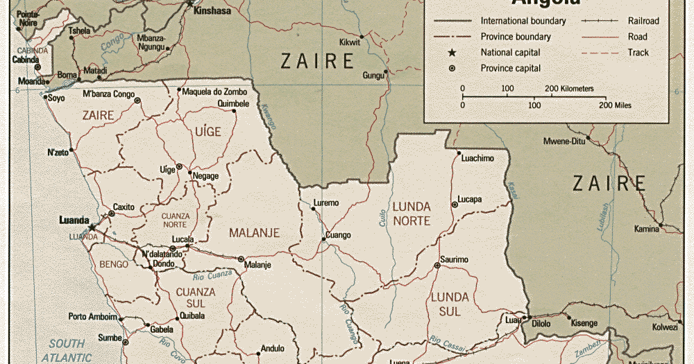 MAPS OF ANGOLA ~ Klima Naturali™