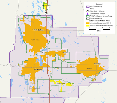 NFRMPO Blog: FHWA adds Adjusted Urban Areas to GIS web portal
