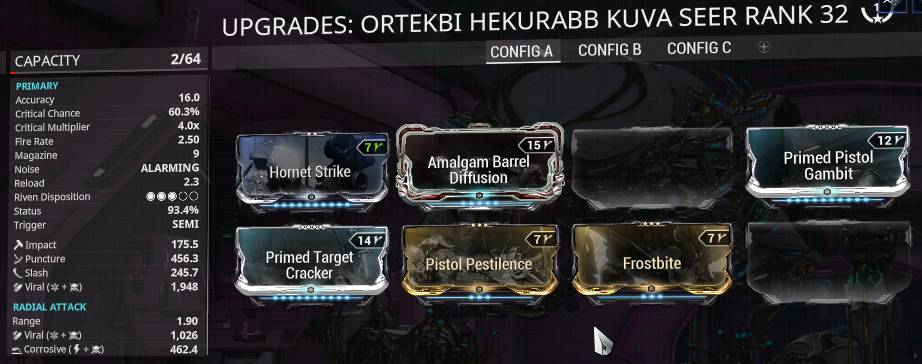 Ackbar's Tenno Report: Review: Kuva Seer (U27.0.10)