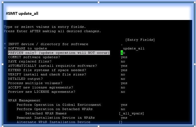 AIX-LINUX Blog: Technology level update on AIX using smit_update and ...