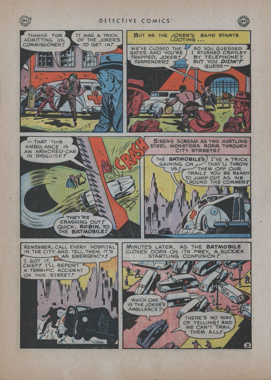 Rebus Crimes! (DETECTIVE #137) Joker Cover Story