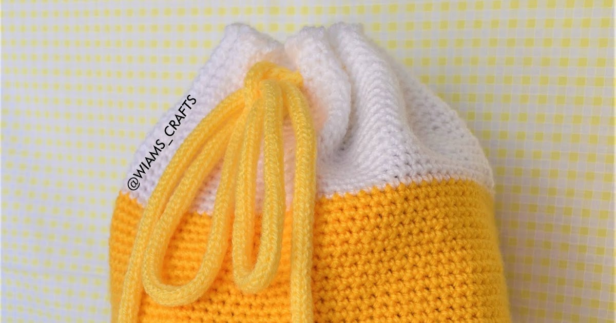 Candy Corn Drawstring Backpack