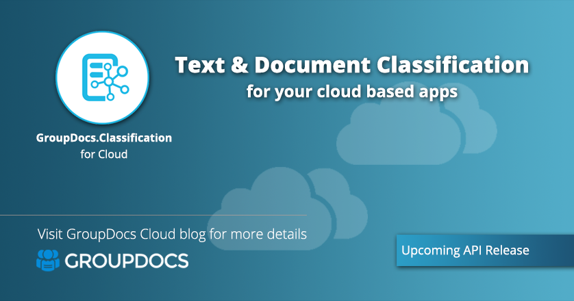 Perform Document Classification with upcoming release of GroupDocs ...
